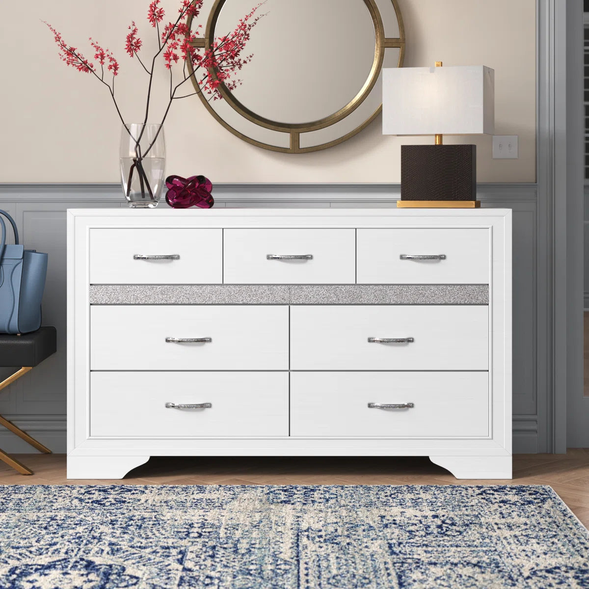 Michaela 63'' W 9 - Drawer Dresser (Minor damage) – The Furniture Shop ...