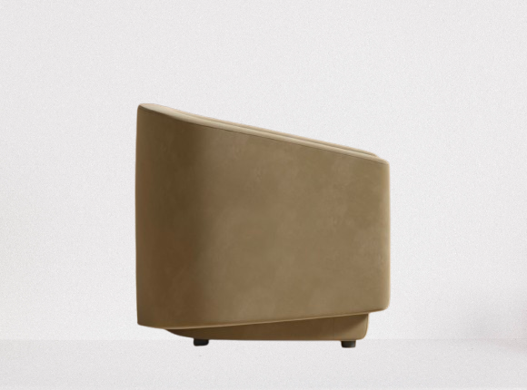 Plush Velvet Dune Lounge Armchair – The Furniture Shop - Toronto
