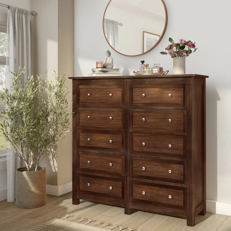 Bulter 10 - Drawer Dresser Brown – The Furniture Shop - Toronto