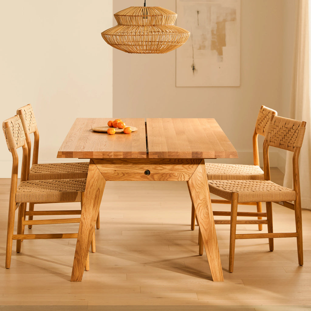 Rustic natural wood dining table store