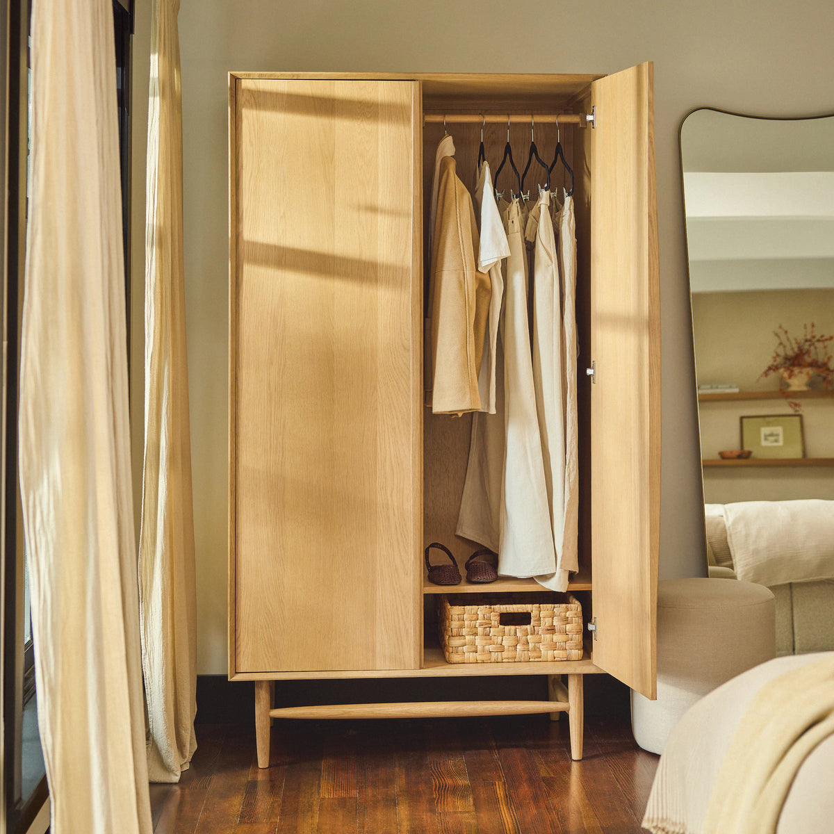 White Oak Armoire Wardrobe – The Furniture Shop - Toronto